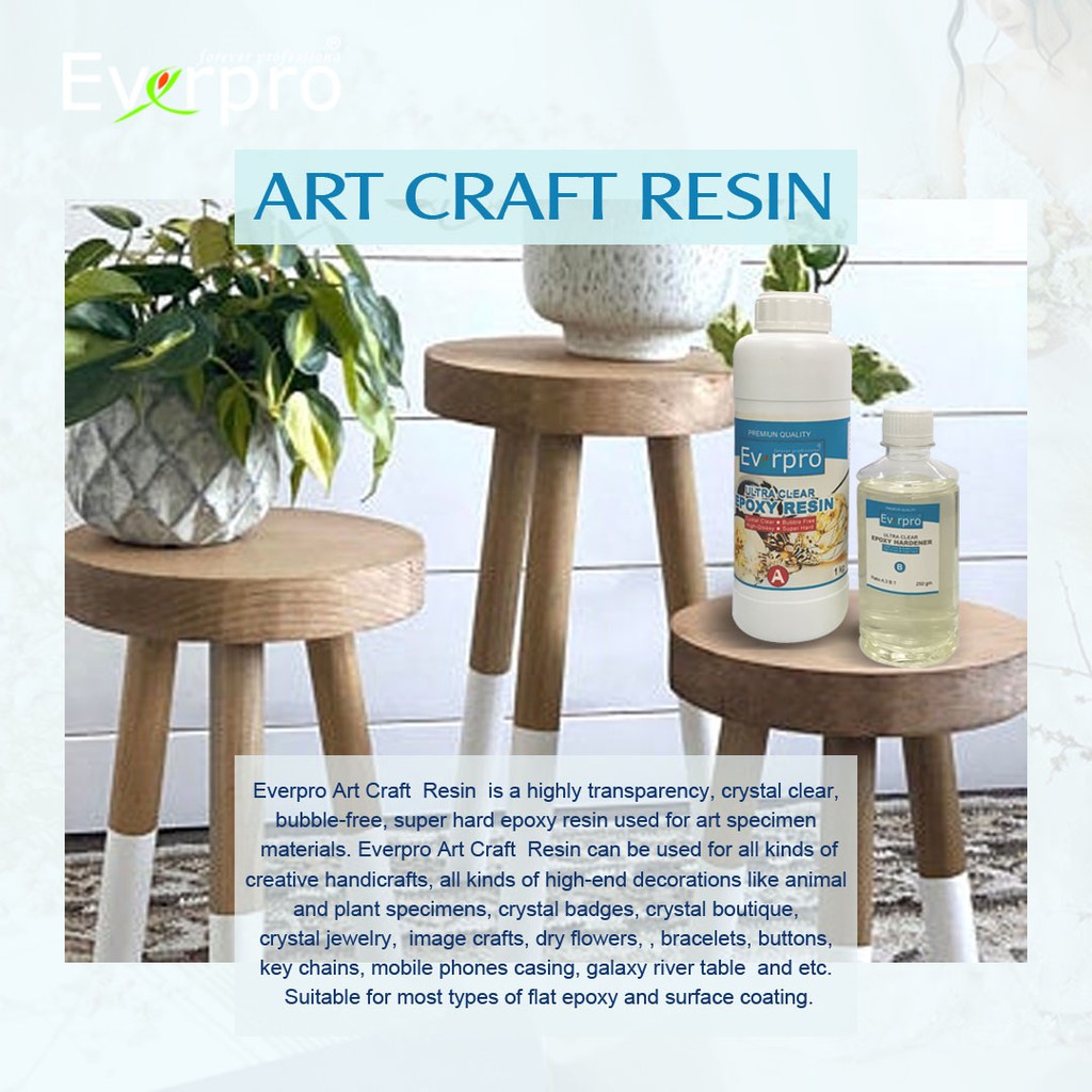 Epoxy Resin Bubble Free Ultra Clear Extreme Hardness Art Craft Casting ...