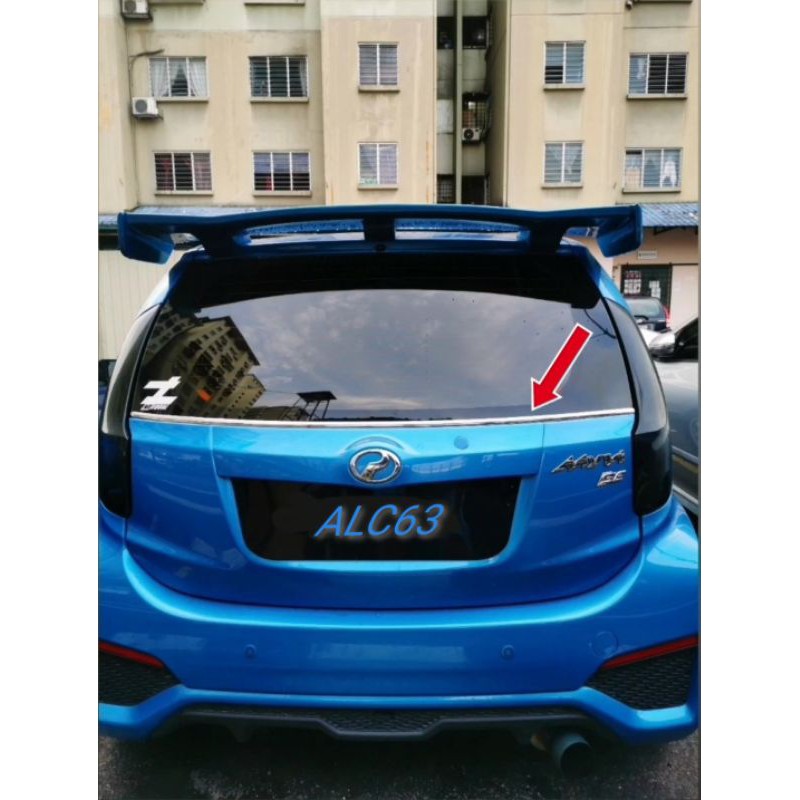 Myvi Rear Window Trim Chrome Lining | Shopee Malaysia