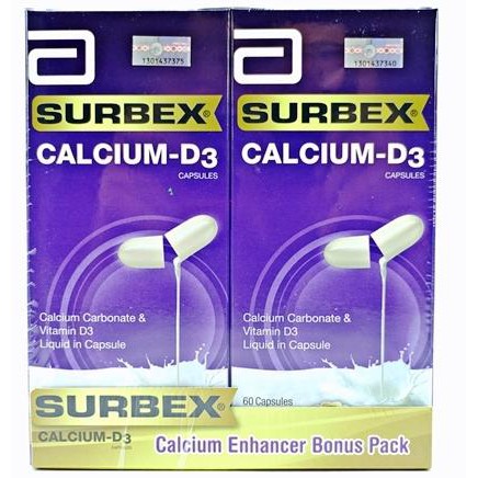 Abbott Surbex Calcium D3 (60s/60s x 2) | Shopee Malaysia