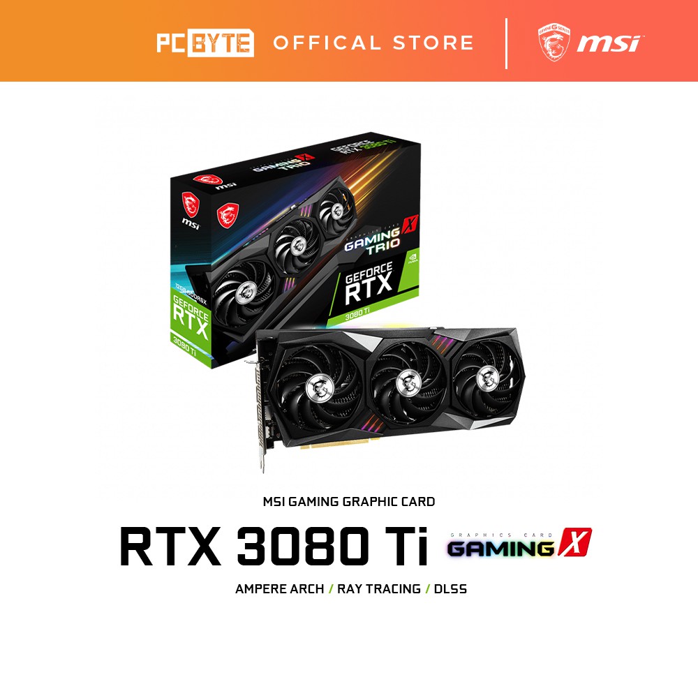 MSI NVIDIA GeForce RTX 3080 Ti GAMING X TRIO 12GB GDDR6X Graphic Card ...