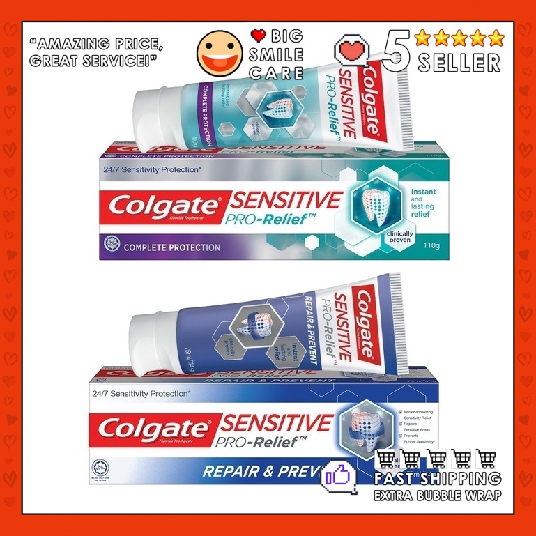 Colgate Sensitive Pro-Relief Toothpaste 110g/114g | Shopee Malaysia