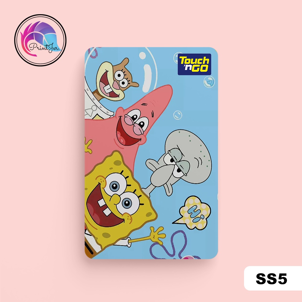 SPONGEBOB SQUAREPANTS ( SERIES 1 ) - Touch n Go Card Sticker Cover (Waterproof, High Quality ...