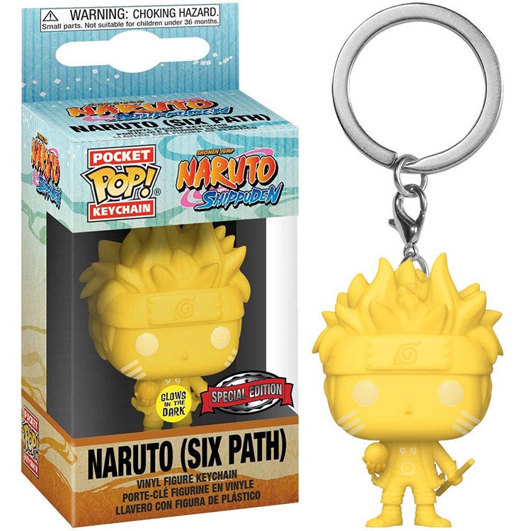 Funko Pop Naruto (Six Path) Naruto Kurama Sasuke Kakashi Keychain Gift ...
