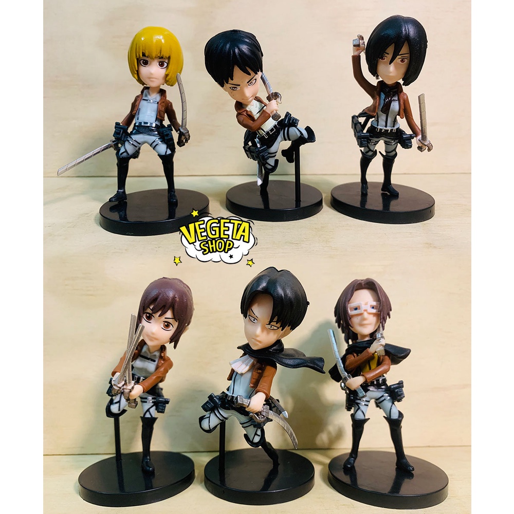 Attack On Titan Model - AOT - Great War Titan - 6 characters Eren ...