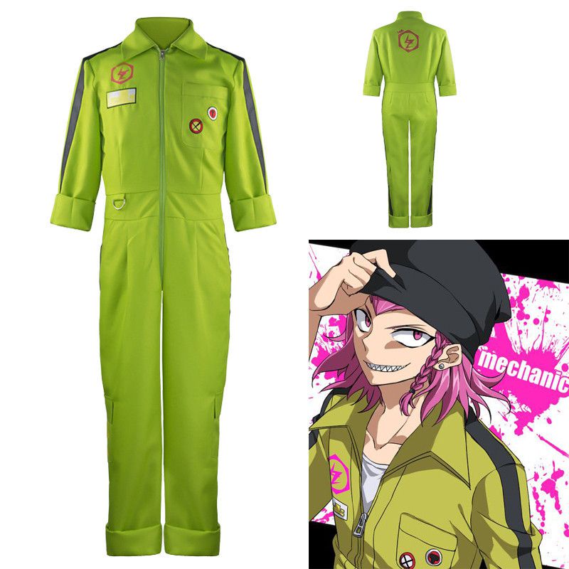 Anime Super Danganronpa Cosplay Costume Kazuichi Souda Full Set Hot Sex Picture