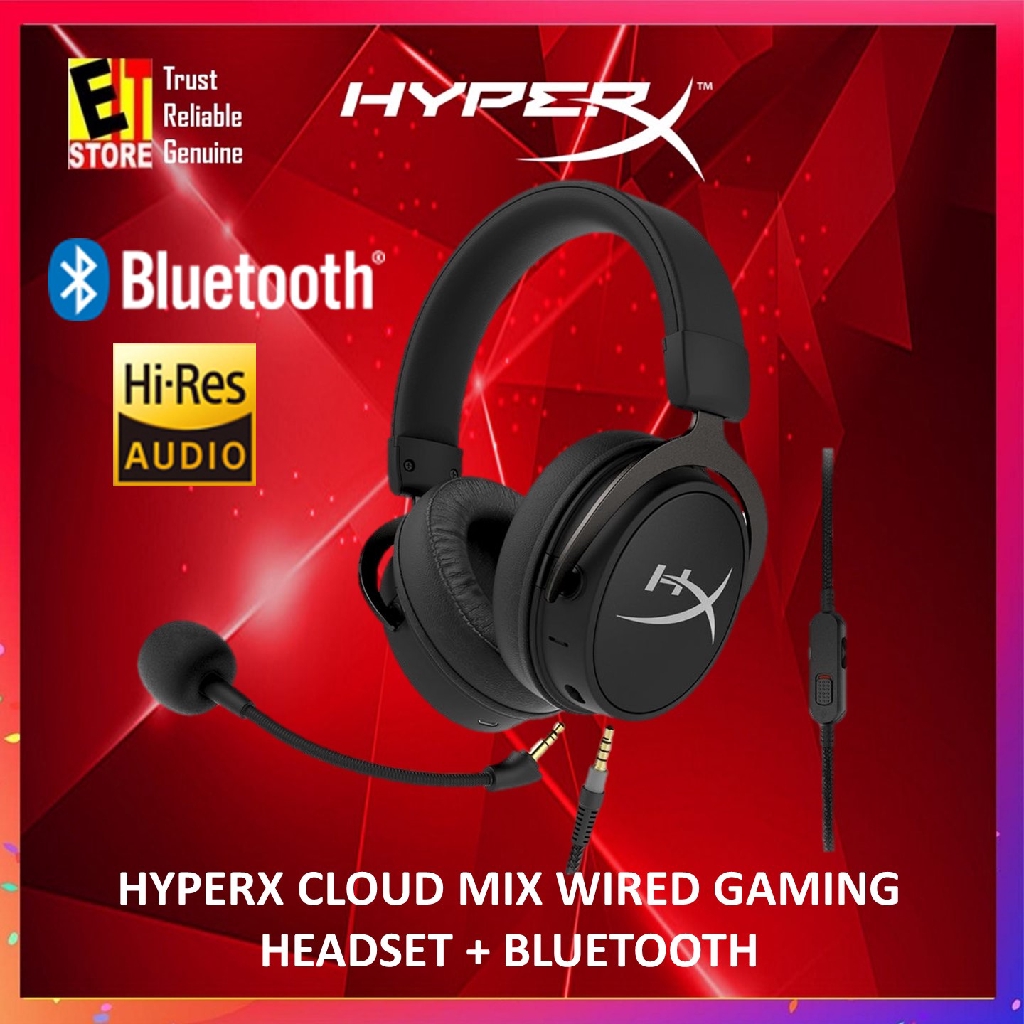 HYPERX CLOUD MIX WIRED GAMING HEADSET + BLUETOOTH (HX-HSCAM-GM) | Shopee Malaysia