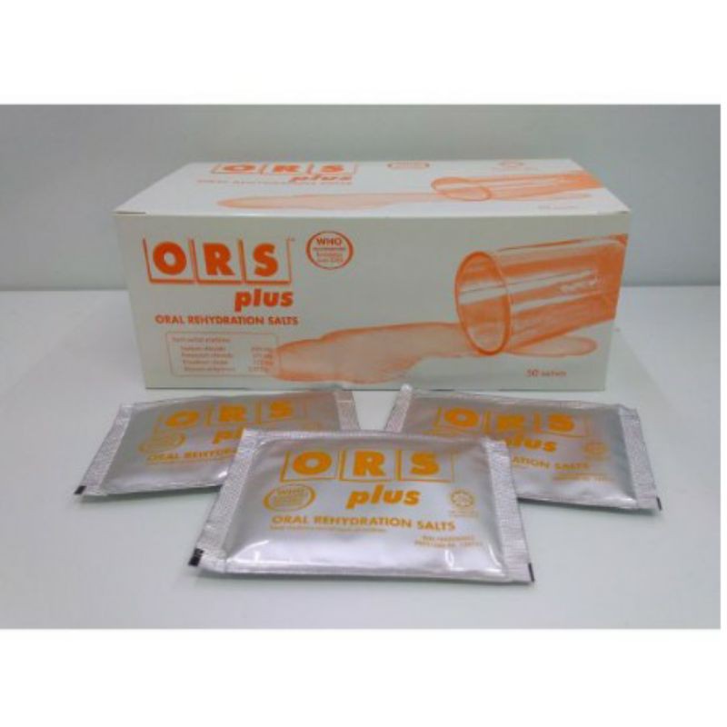 ORS Air Garam Oral Rehydration Salt Sachet Orange 1pkt | Shopee Malaysia
