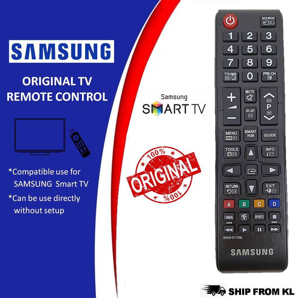 ***ORIGINAL*** SAMSUNG Flat Panel LED LCD TV Remote Control BN59-01199F ...