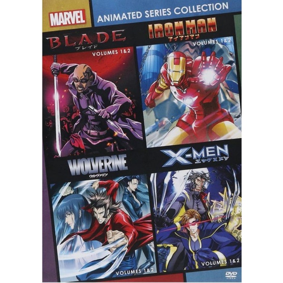 🔥MARVEL ANIMATED SERIES COLLECTION DVD🔥 X-MEN BLADE IRONMAN WOLVERINE ...