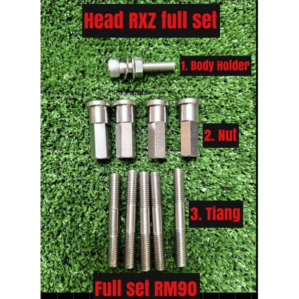 Nut Head RXZ full set stainless Steel | Shopee Malaysia
