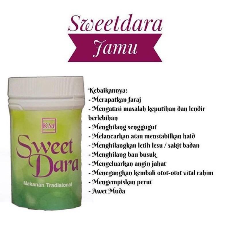 🇲🇾 ORIGINAL HQ💯 JAMU SWEETDARA KAK KM Sweet Dara | Shopee Malaysia