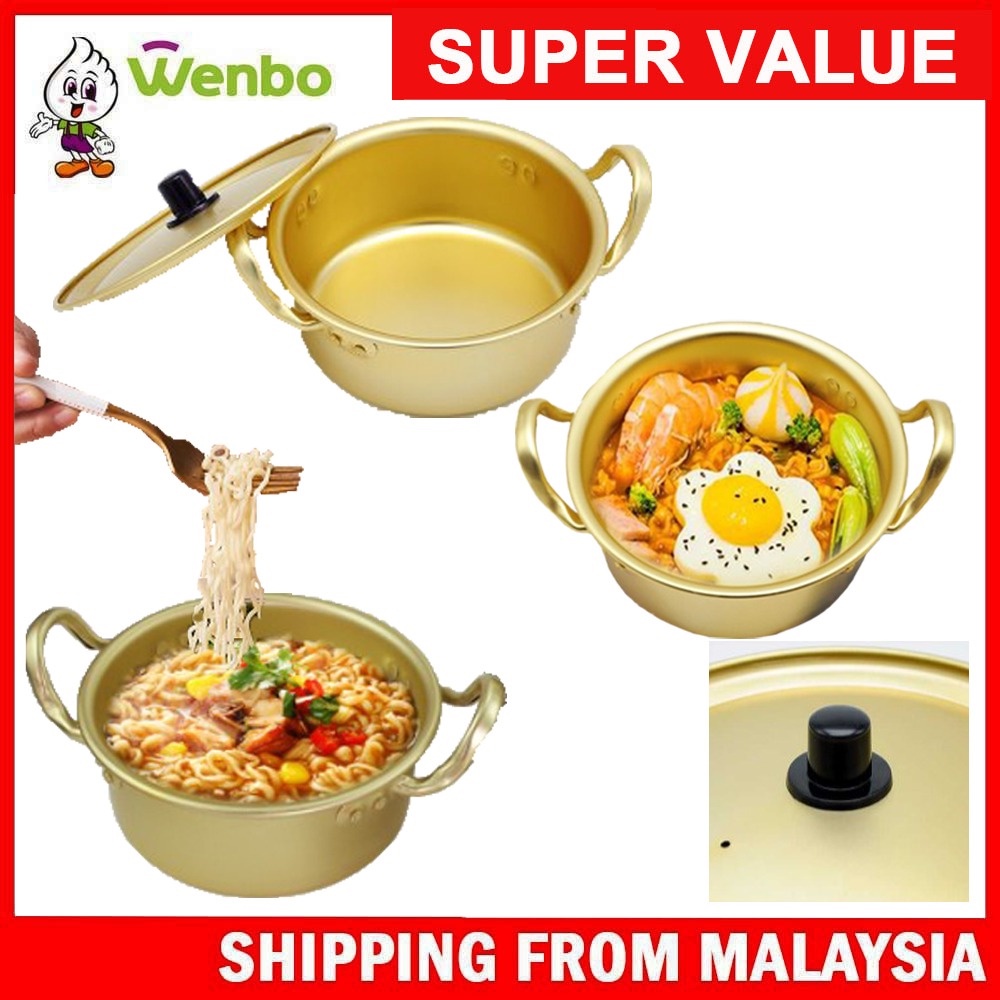 Wenbo Periuk Emas Korea Korean Gold Pot Korean Gold Ramen Cooking Pot ...