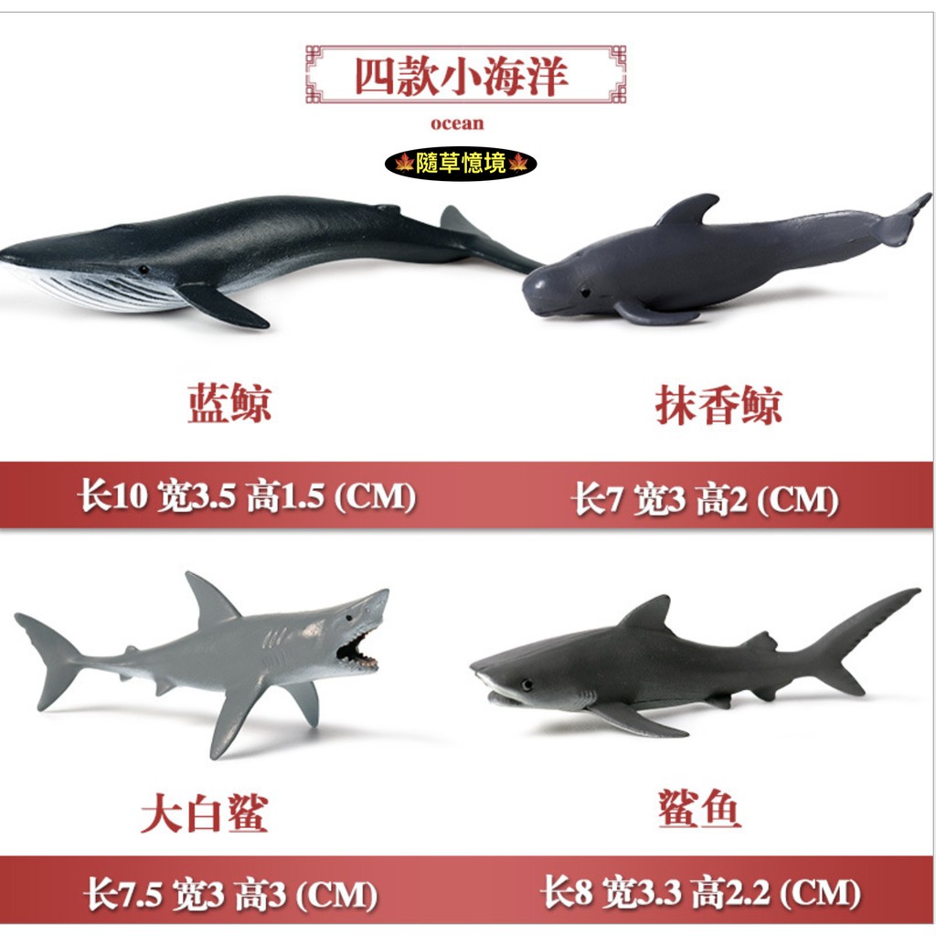 ((4 Small Sizes) Simulation Blue Whales Smoking Great White Sharks ...