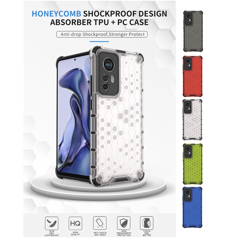 (ReadyStok) Xiaomi Mi 12 & Mi12 & 12T & Mi 12 Pro Shockproof Armor Case ...