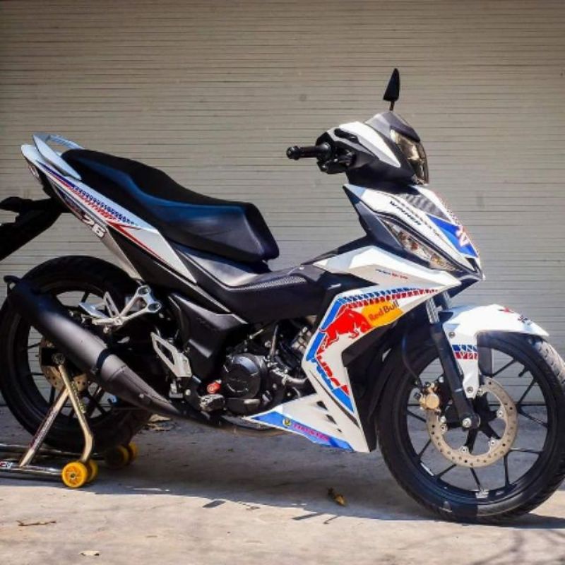 Rs150 V1&V2 Cover Set Custom Putih Kilat | Shopee Malaysia