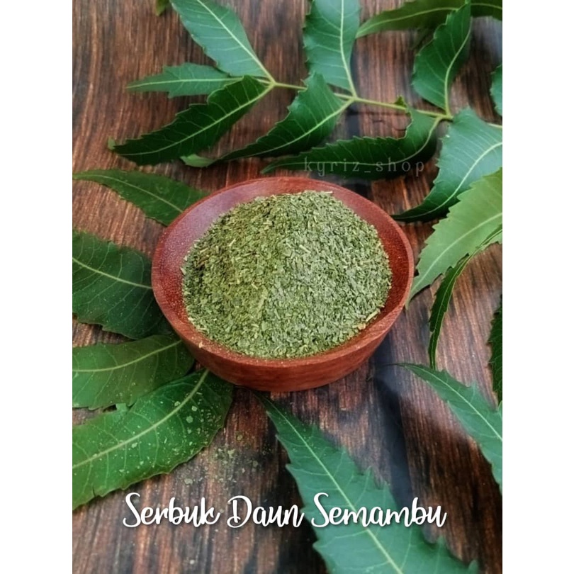 Serbuk Daun Semambu / Neem Leaves Powder / Natural Leaves Powder 100% ...