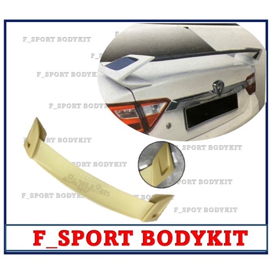 PROTON SAGA VVT 2016 2017 2018 2019 2020 2021 ABS GALAXY X SPOILER REAR ...