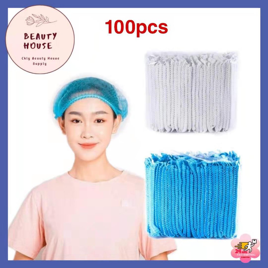 Disposable Head Cover, Mop Cap ,Non-Woven Elastic Hair Net, Clip Cap ...