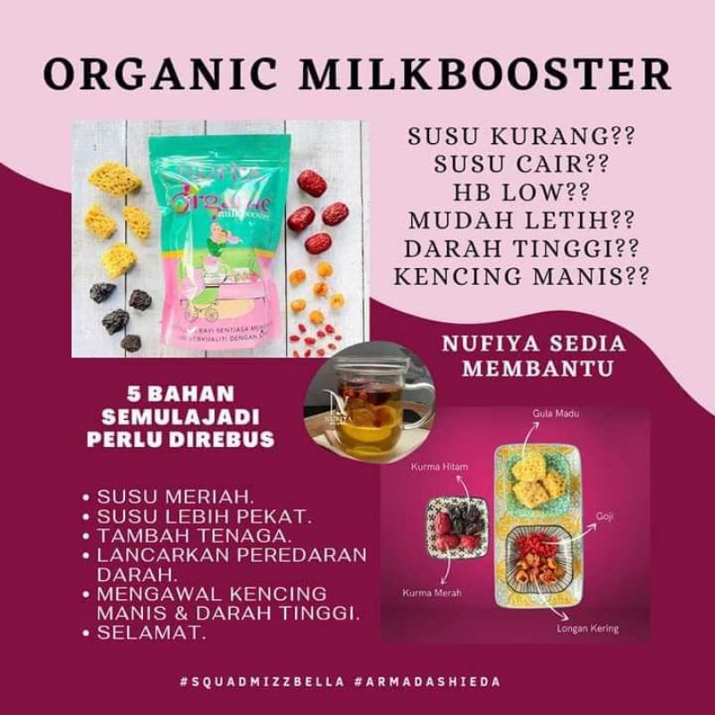 MILK BOOSTER NUFIYA OMB readystok🔥🔥Freegift🔥 | Shopee Malaysia
