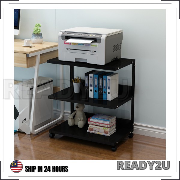 Office Printer Rack Desk/Multi-Layer Printer Rack Shelf/3 Layer Printer ...