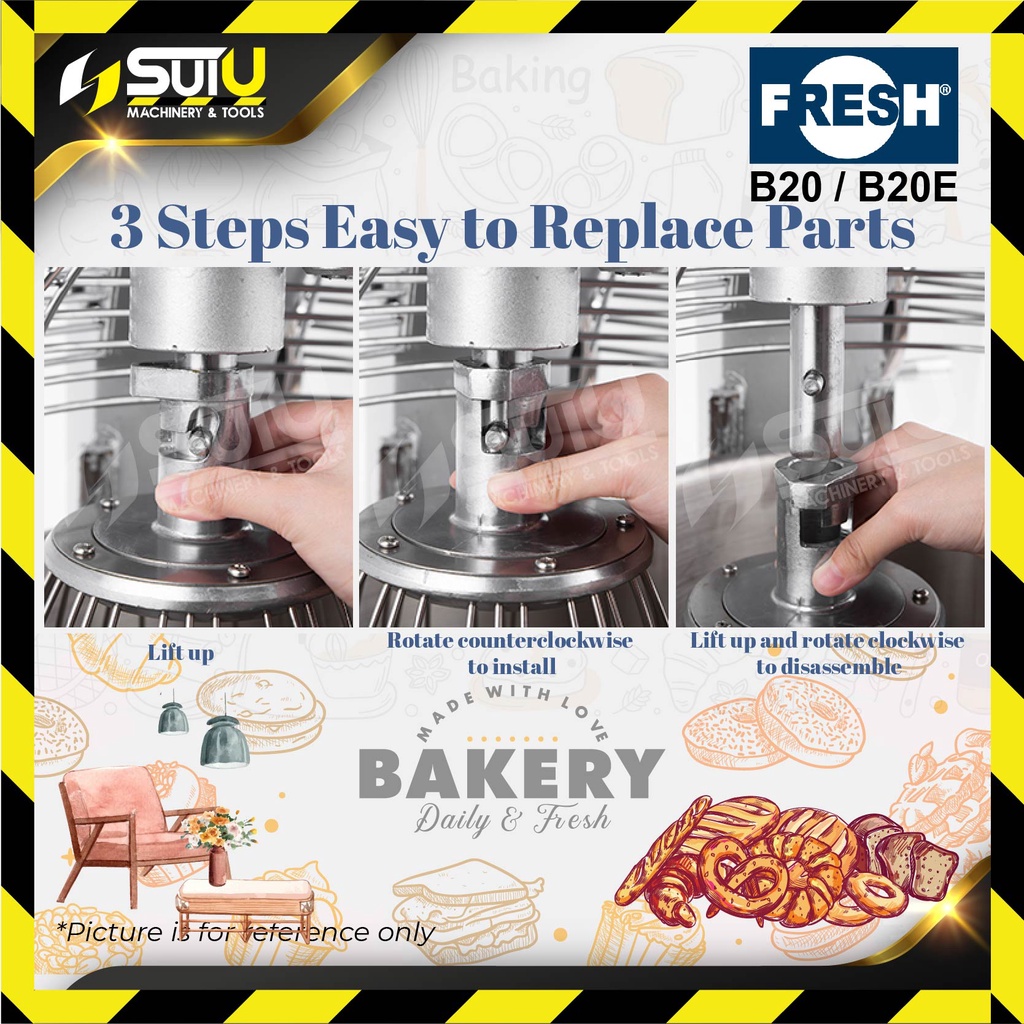 FRESH B20 / B20E / B20-E 20L Universal Stand Mixer / Food Mixer 1100W ...