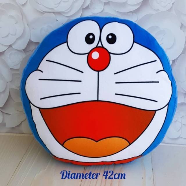 Doraemon/garfield/minion/stitch Face Pillow | Shopee Malaysia