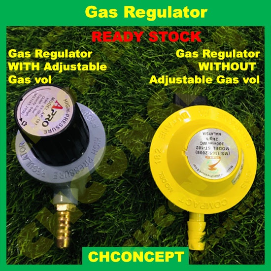 Low Pressure Gas Regulator Kitchen Home use Stove Kepala Gas Masak ...