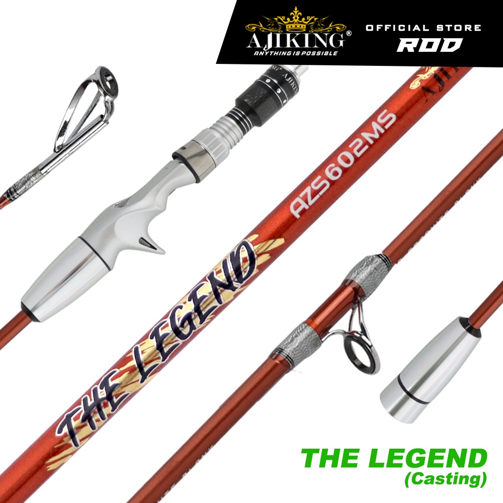 Ajiking The Legend Casting Bottom Fishing Rod (18kg-20kg/6'0ft-6'6ft) | Shopee Malaysia