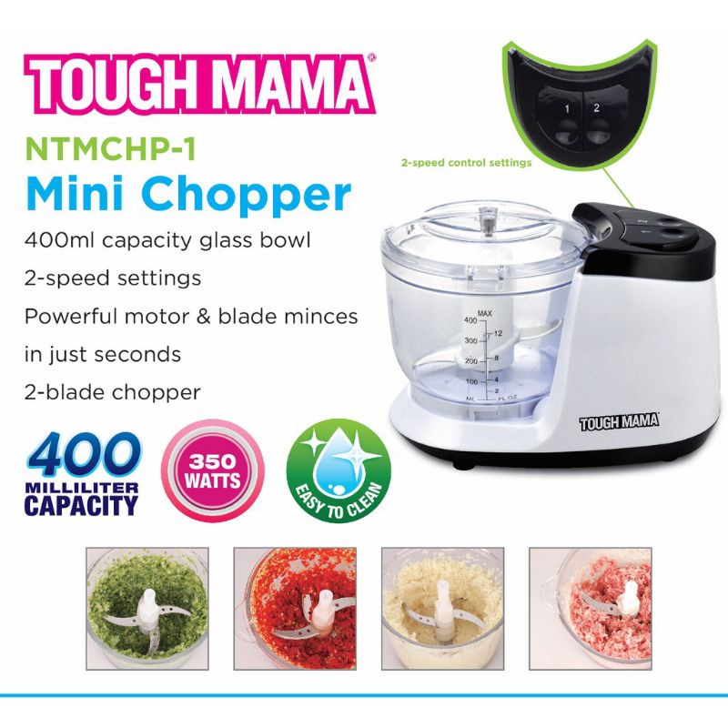 Tough Mama NTMCHP-1 Mini Chopper Food Processor | Shopee Malaysia
