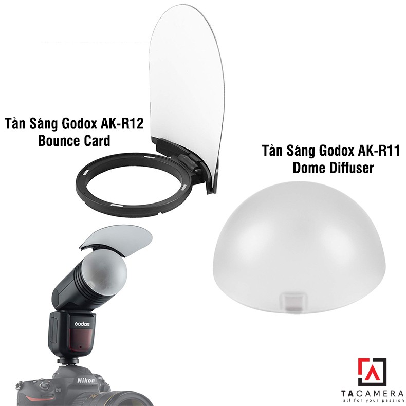 Godox AK-R12 Bounce Card + AK-R11 Dome Diffuser Combo | Shopee Malaysia