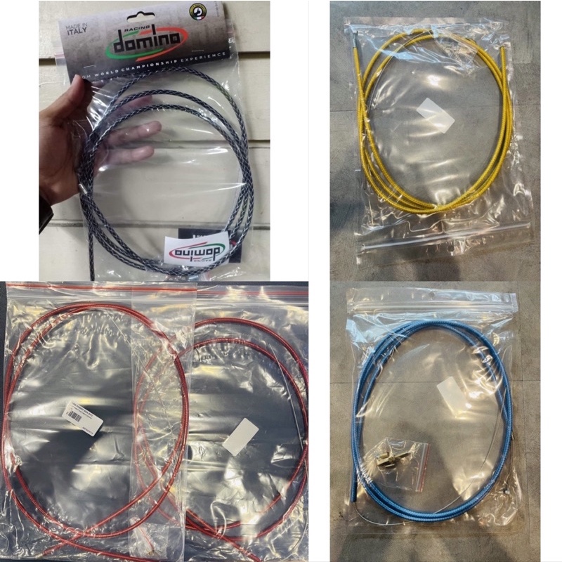 ORIGINAL DOMINO FAST THROTTLE CABLE UNIVERSAL 1 SET 2 PCS ORIGINAL ...