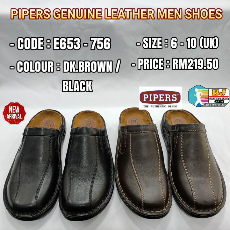 PIPERS Genuine Original Leather Men Casual Shoes E653-756 | Shopee Malaysia
