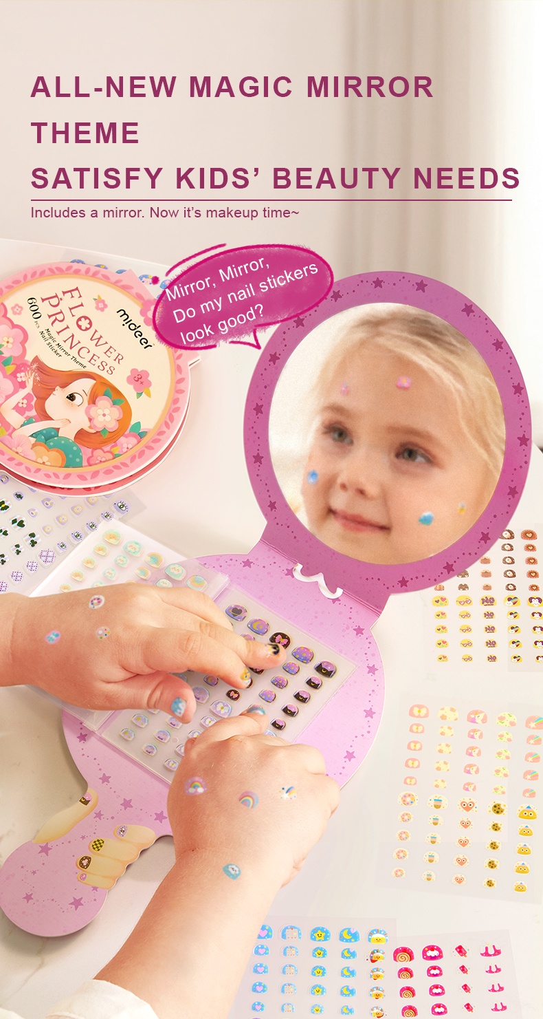 Mideer Magic Mirror Theme Nail Sticker- 2 Designs Available | Shopee ...