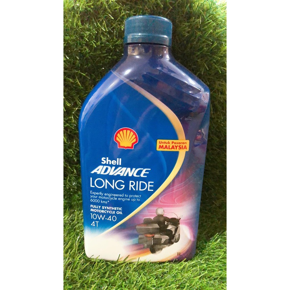 Shell Advance Long Ride Fully 10W-40 4T 1L (100% Ori Shell Product ...