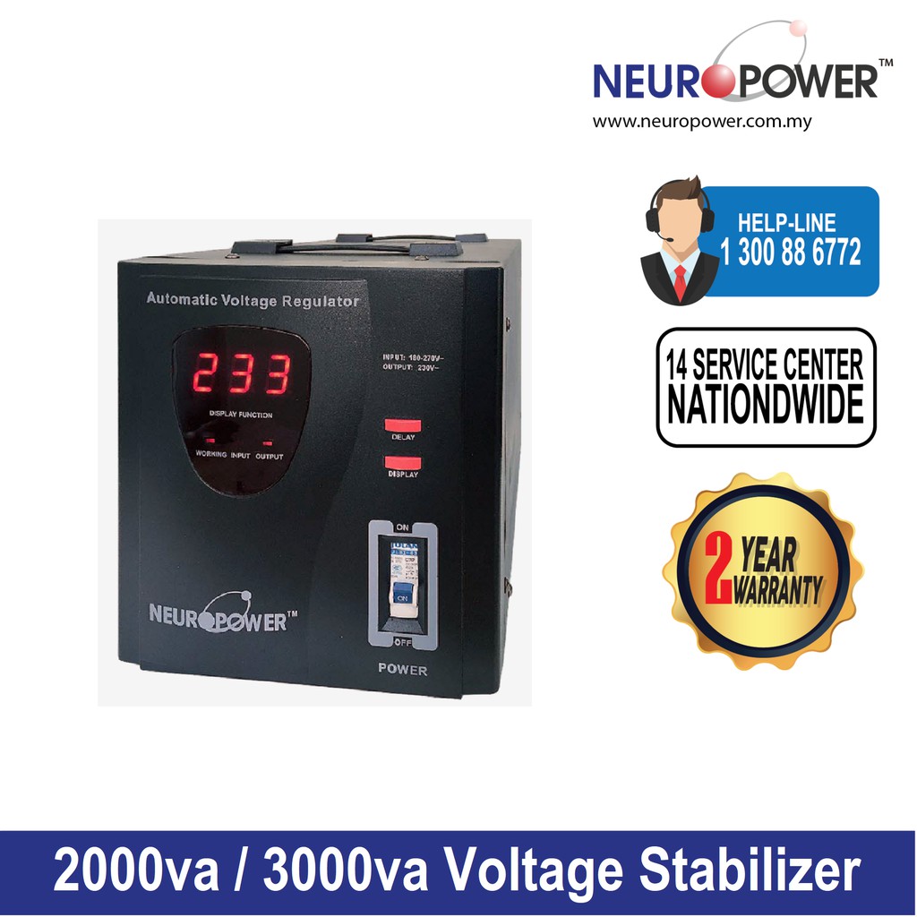 [Official-Store] Neuropower AVR 2000va 3000va voltage stabilizer (AVS ...