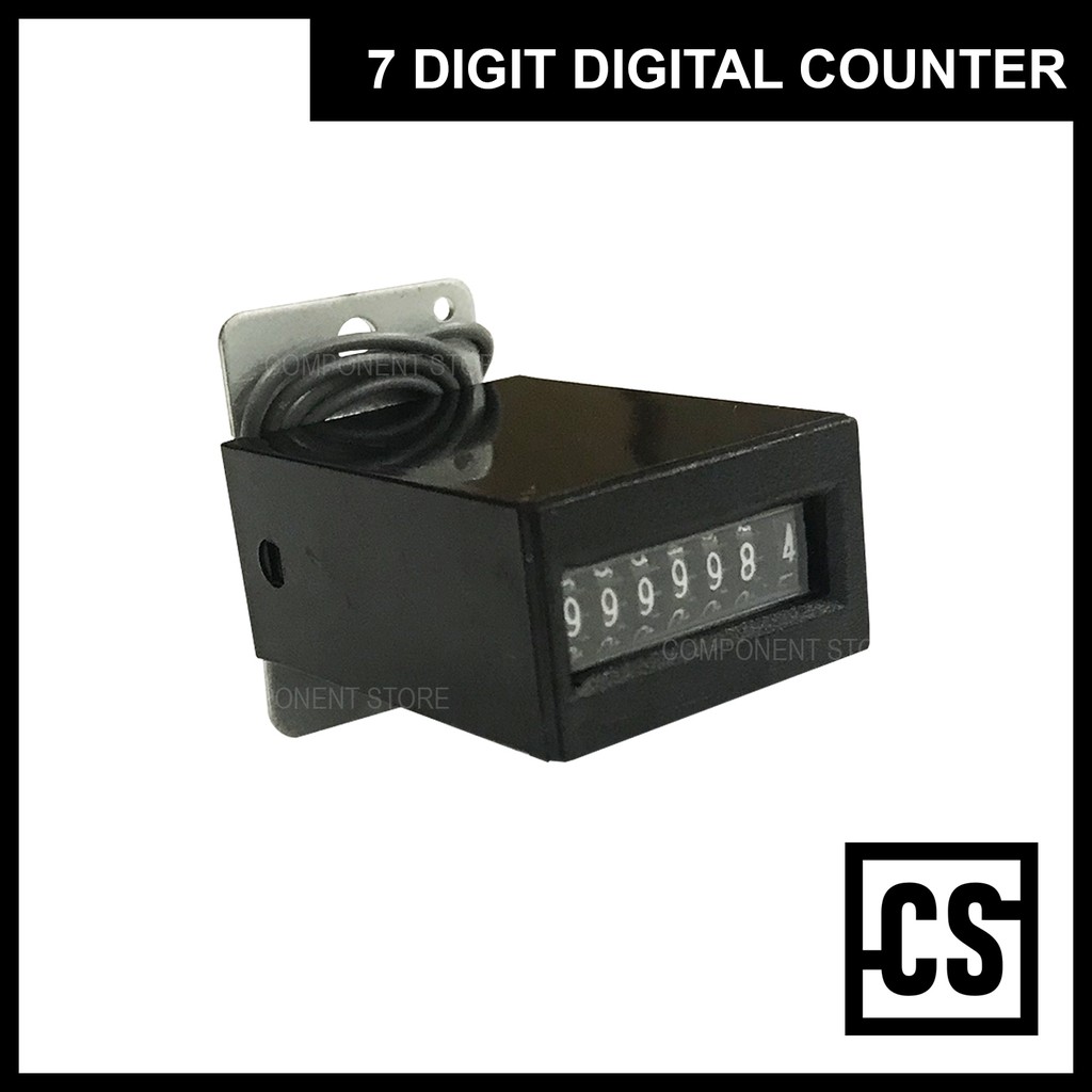 7 Digit Digital Counter Mechanical Counter | Shopee Malaysia