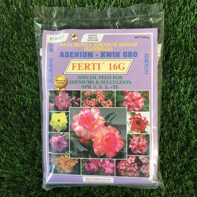 Ferti Fertilizer 16G/ 19G/ 42G/ 53 For Adenium & Succulent/ Japan ...