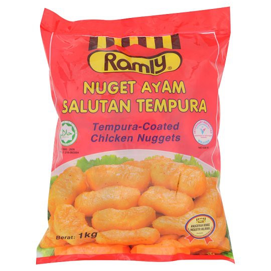 RAMLY CHICKEN TEMPURA NUGGET 1KG | Shopee Malaysia