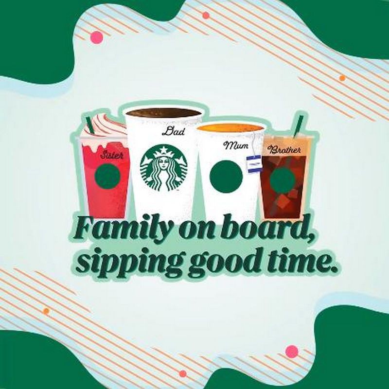 Starbucks Drive-Thru Car Sticker [1 set] | Shopee Malaysia