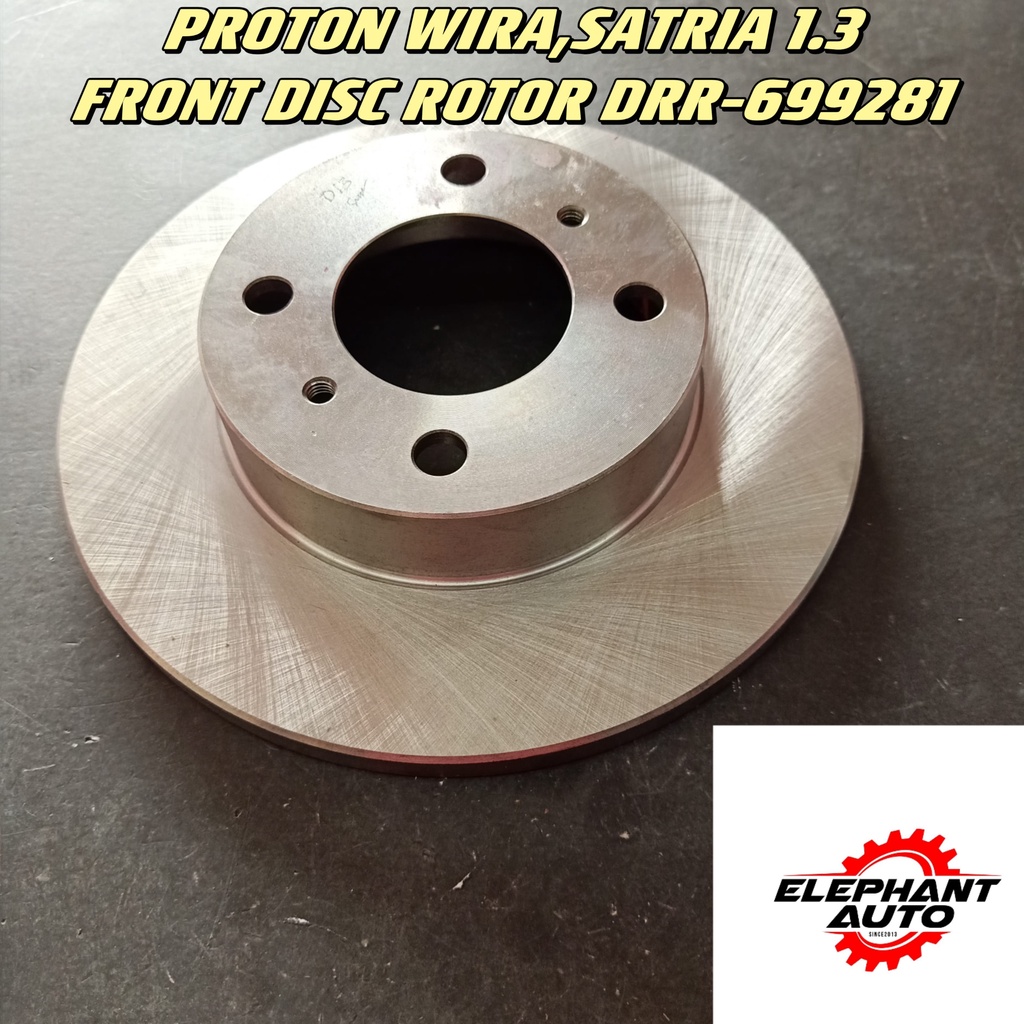 PROTON WIRA,SATRIA 1.3 FRONT DISC ROTOR DRR-699281 | Shopee Malaysia