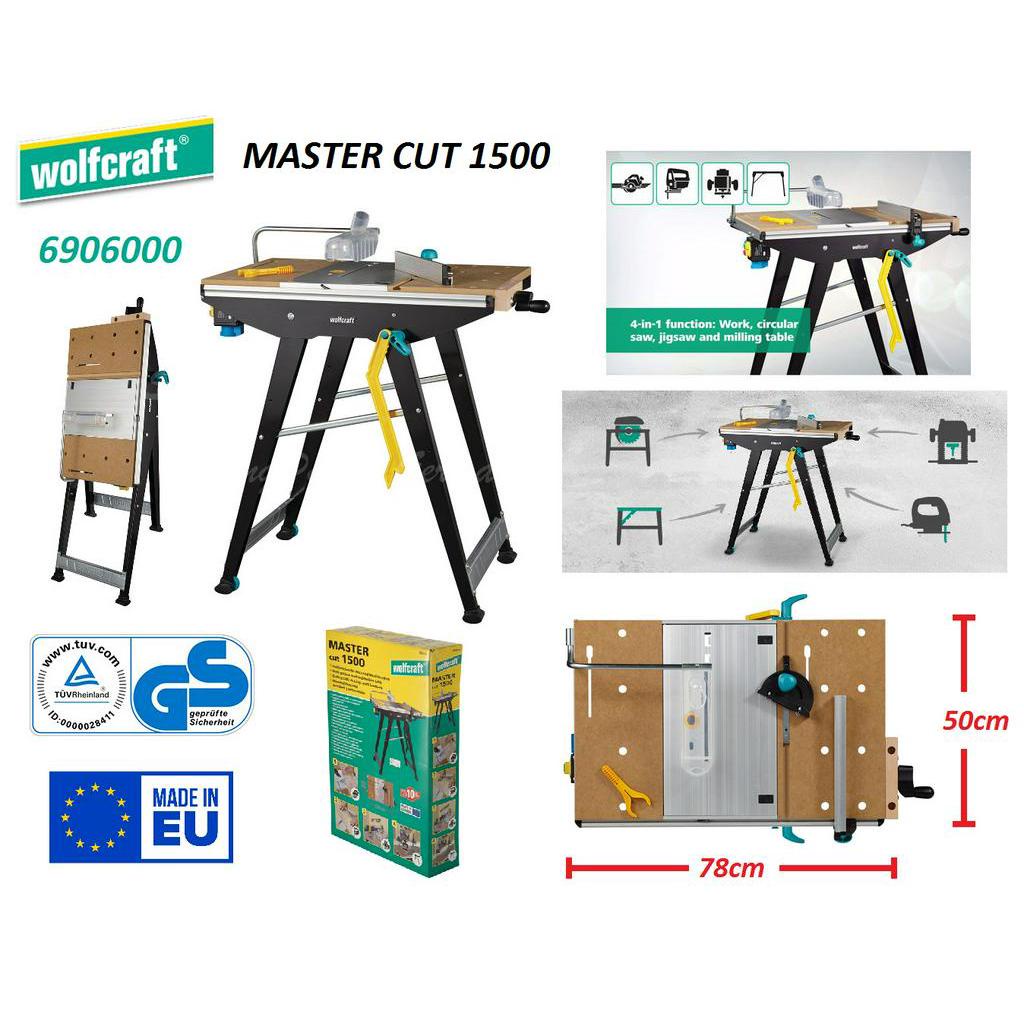 Wolfcraft MASTER Cut 1500 Universal Work and Machine Table | Shopee ...