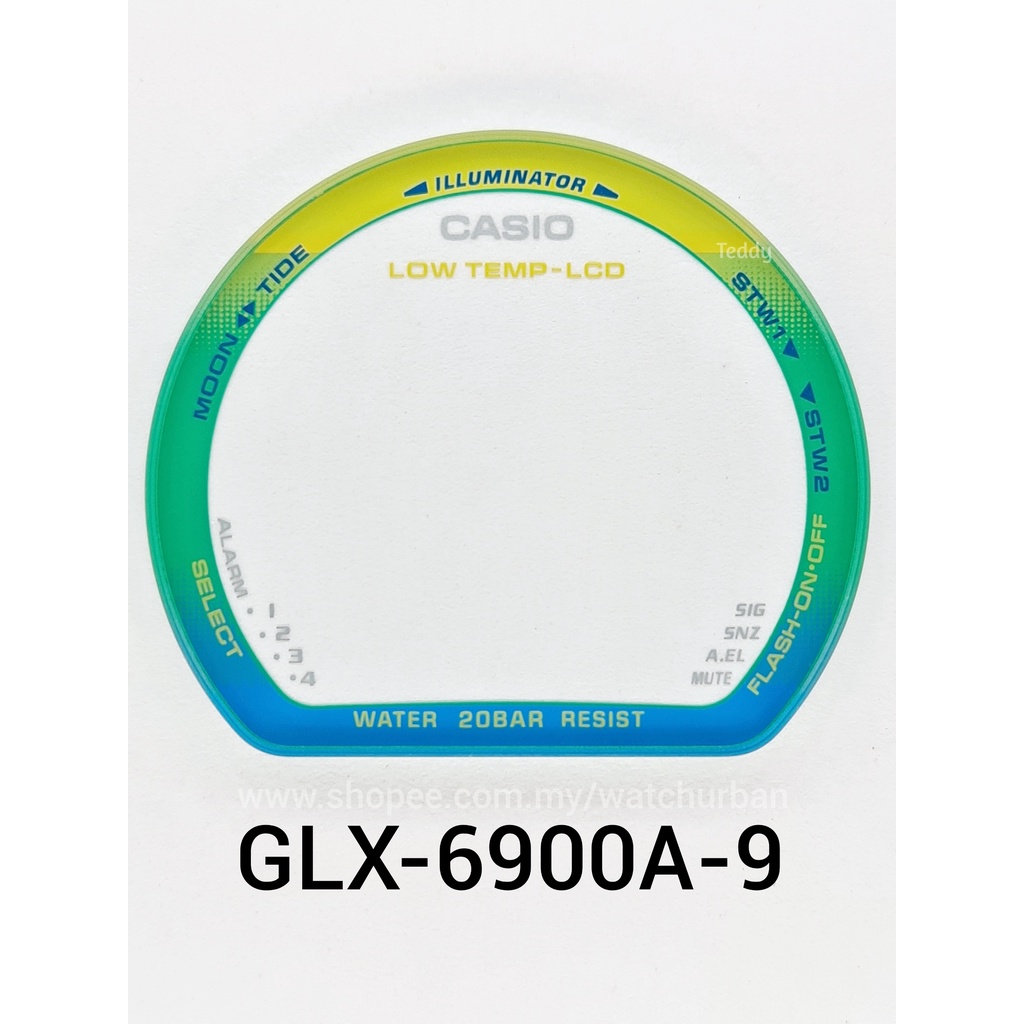 CASIO G-SHOCK GLASS GLX6900 100% ORIGINAL GLX-6900SS-1 GLX-6900SS-9 GLX ...