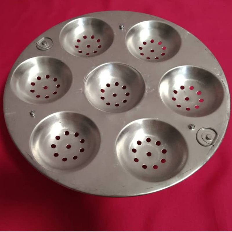 [READY STOCK] 3 STANDS Idli Thattu / Idli Tray / Idli Mould - 7 Pcs ...