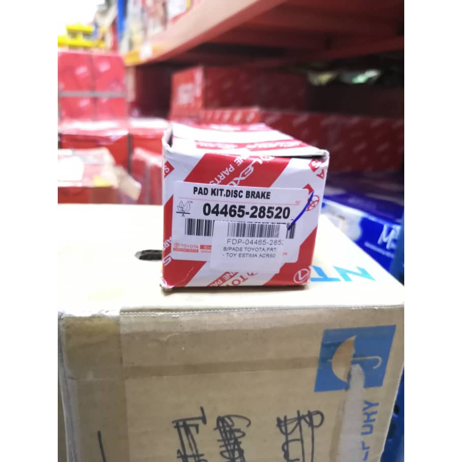 GENUINE TOYOTA - FRT BRAKE PADS TOYOTA ESTIMA ACR50, VELLFIRE AGH30 ...