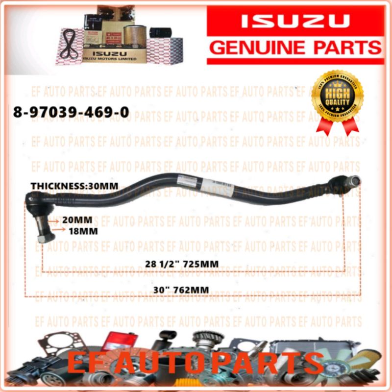 HIGH QUALITY ISUZU ELF NPR71 NPR66 HICOM 4.3 DRAGLINK 8-97039-469-3 3 ...