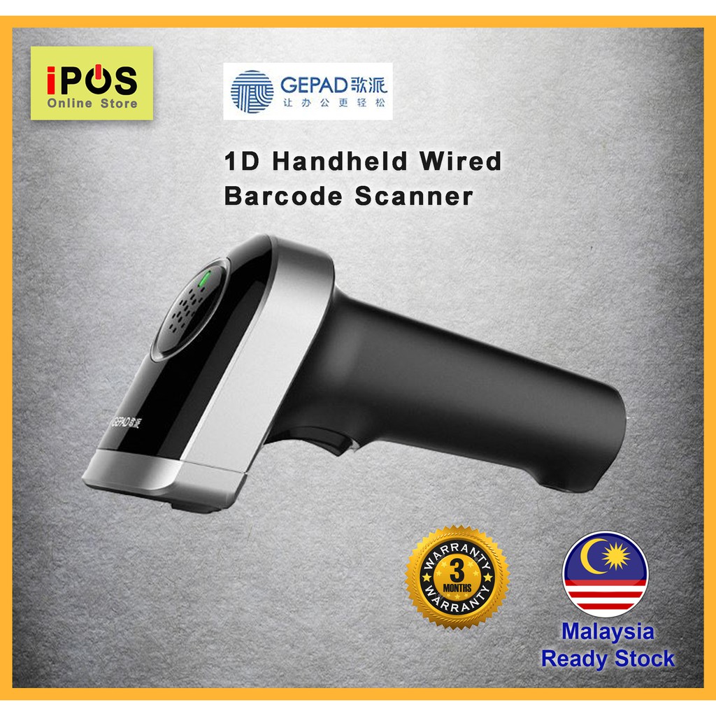 High Quality 1D Handheld Wired Barcode Scanner | Shopee Malaysia