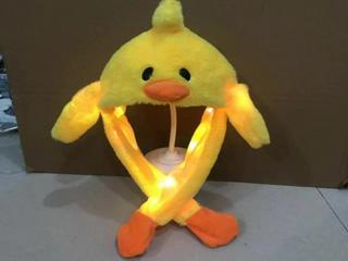 yu Led Duck Hat With Moving Ears Led Animal Hat Earflap Floppy Ear Hat ...