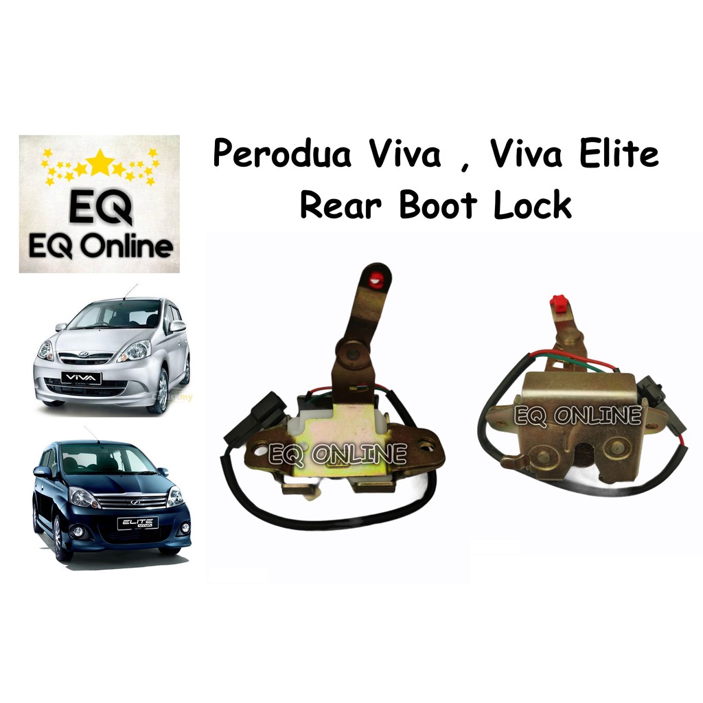 Perodua Viva, Viva Elite Rear Boot Lock / Rear Bonnet Lock (Lock ...