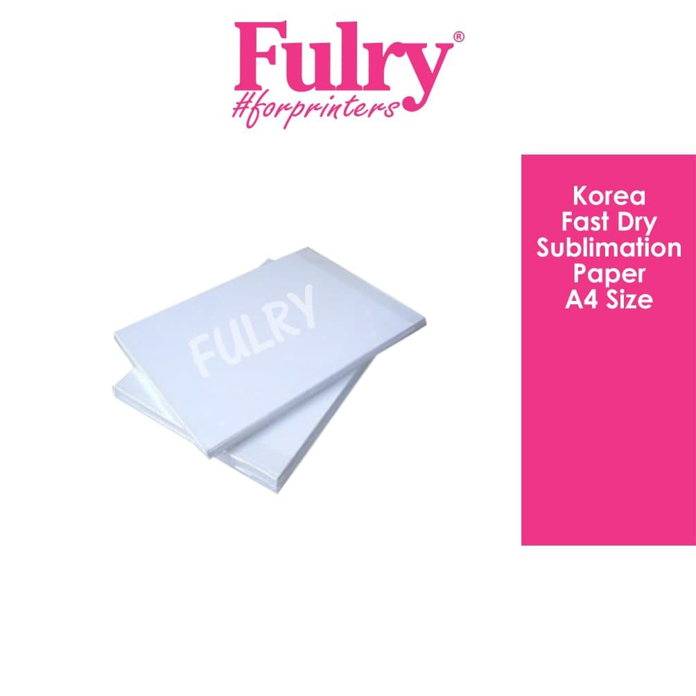 Fulry Fast Dry Sublimation Paper A4 Saiz (100Sheets/Pack) | Shopee Malaysia