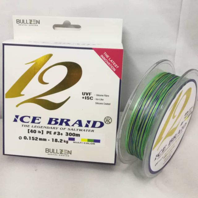 BULLZEN ICE BRAID X12 MULTICOLOR (300M) | Shopee Malaysia